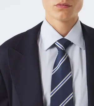 Dunhill Striped Silk Neck Tie