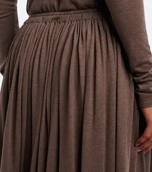 Max Mara Jersey Maxi Skirt