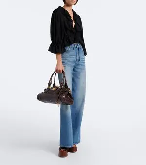 Chloé Paddington Small Leather Shoulder Bag - Brown