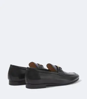 Valentino Garavani Vlogo Leather Loafers