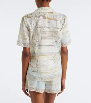 Tory Burch Printed Cotton Shirt