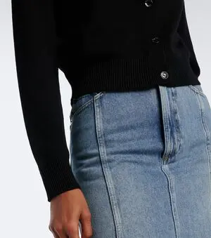 Erdem Embellished Wool Cardigan