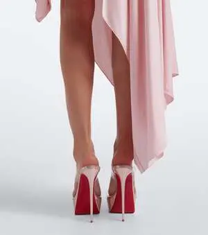 CHRISTIAN LOUBOUTIN Leather Platform Mules
