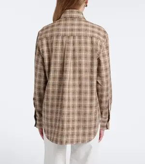 RÓHE Checked Boucle Cotton And Silk-blend Overshirt