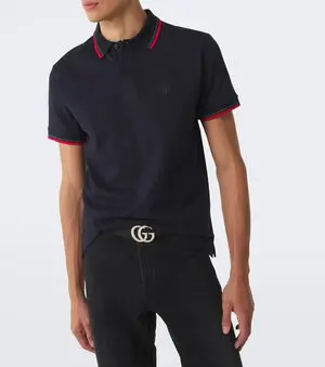 Gucci Cotton-blend Pique Polo Shirt