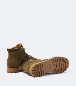 Church's Poulton Suede Lace-up Boots - Green