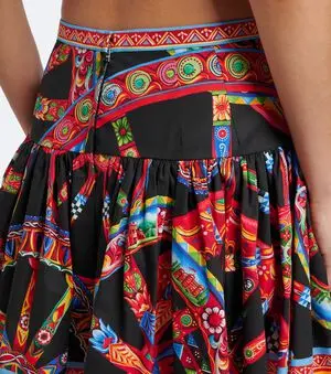 Dolce & Gabbana Caretto Cotton Miniskirt