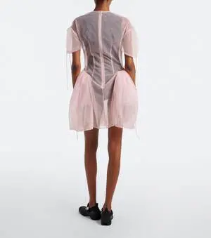 Simone Rocha Sheer Tulle Mini Dress