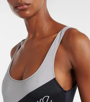 Versace Logo One Piece Swimsuit