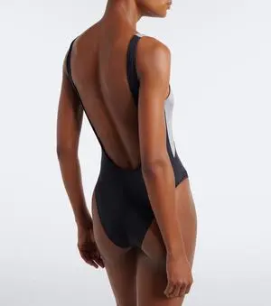 Versace Logo One Piece Swimsuit