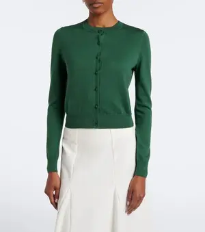 Carolina Herrera Silk And Cotton Cardigan