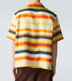Loewe Striped Cotton-blend Shirt