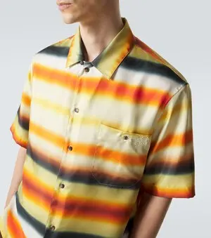 Loewe Striped Cotton-blend Shirt