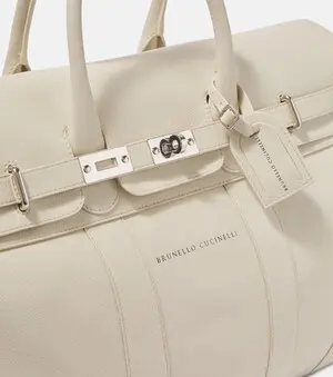 Brunello Cucinelli Leather Duffel Bag