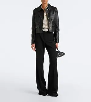 Altuzarra Oval Plaque Suede Belt