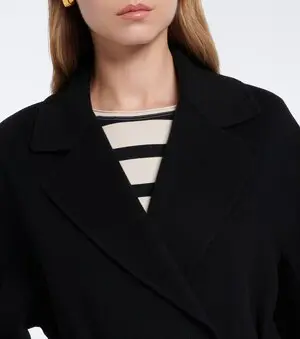 Max Mara Virgin Wool Wrap Coat