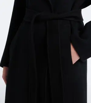 Max Mara Virgin Wool Wrap Coat