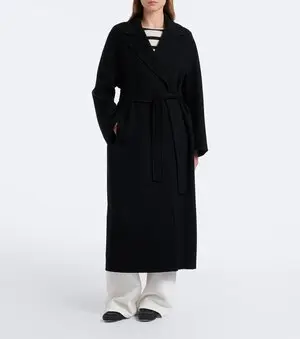 Max Mara Virgin Wool Wrap Coat