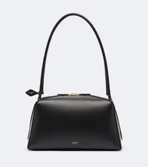 Alaïa Le Bouledogue Medium Leather Tote Bag - Black