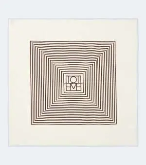TOTEME Monogram Silk Scarf