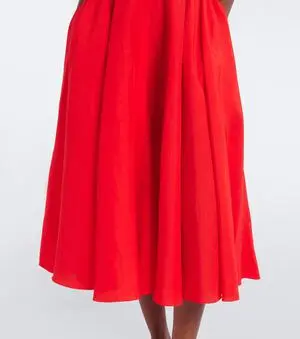 Alaïa Belted Midi Dress