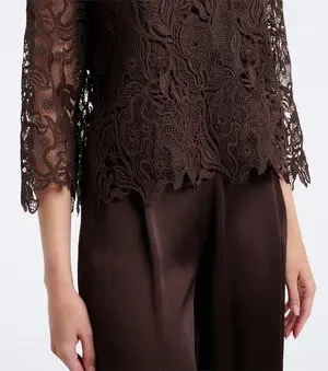 Max Mara Lace Top