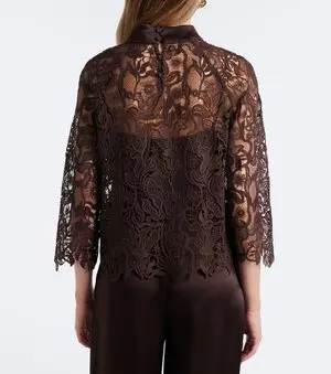 Max Mara Lace Top