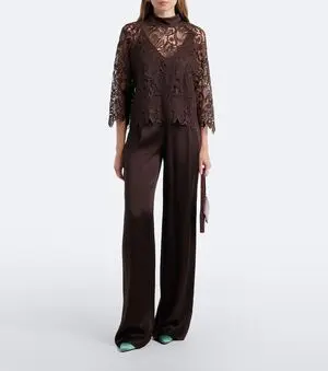Max Mara Lace Top