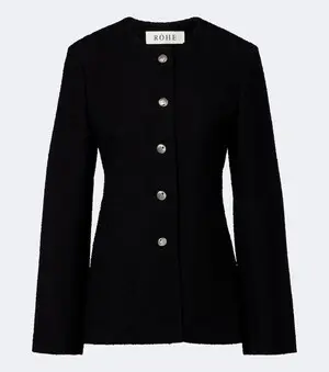 RÓHE Knitted Wool-blend Cardigan