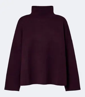 Jardin Des Orangers Virgin Wool And Cashmere High Neck Sweater