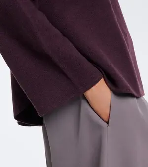 Jardin Des Orangers Virgin Wool And Cashmere High Neck Sweater
