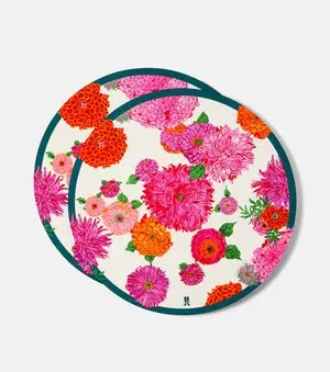 La DoubleJ Disk Set Of 2 Placemats - Multicoloured