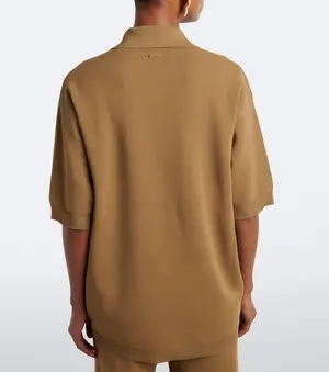 Max Mara Oversized Knitted Polo Shirt