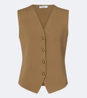 Max Mara Knitted Vest - Green