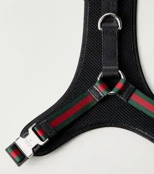 Gucci S/m Gg Canvas Dog Harness