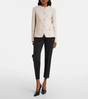 Agnona Cropped Slim Pants