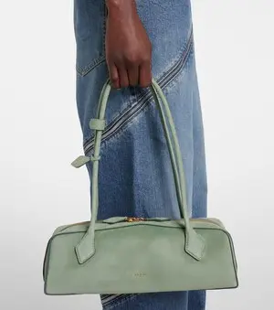 Alaïa Le Teckel Medium Shoulder Bag - Green