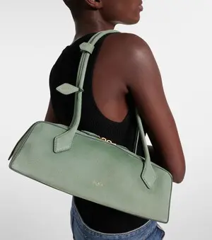 Alaïa Le Teckel Medium Shoulder Bag - Green