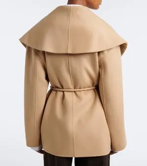 Sportmax Virgin Wool Coat - Beige