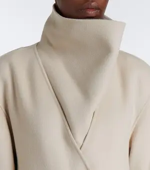 Sportmax Virgin Wool Coat - Beige