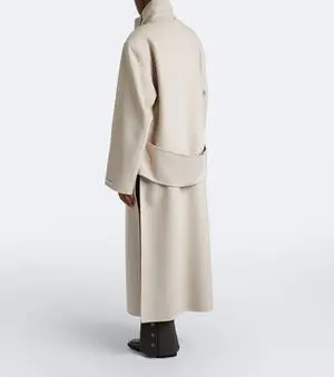 Sportmax Virgin Wool Coat - Beige