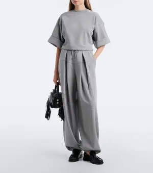Sportmax Cotton-blend Jersey Sweatshirt