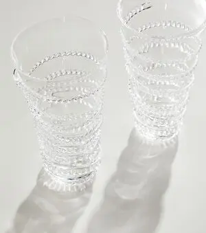 ALEXANDER KIRKEBY Set Of 2 Crystal Glasses
