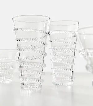 ALEXANDER KIRKEBY Set Of 2 Crystal Glasses