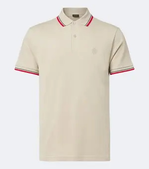 Gucci Cotton-blend Piqué Polo Shirt - Beige