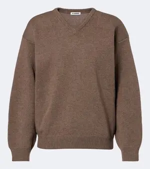 JIL SANDER Wool-blend Sweater - Beige