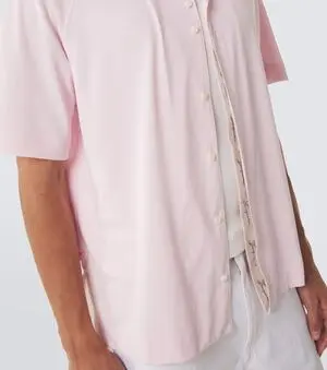 Jacquemus Jean Atelier Jersey Bowling Shirt - Pink