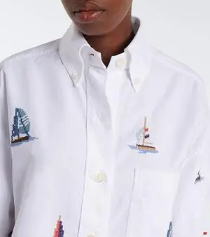 Thom Browne Printed Cotton Button-down Shirt