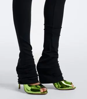 CHRISTIAN LOUBOUTIN Me Dolly Mirrored Leather Mules