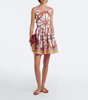 Dolce & Gabbana Caretto Cotton Minidress